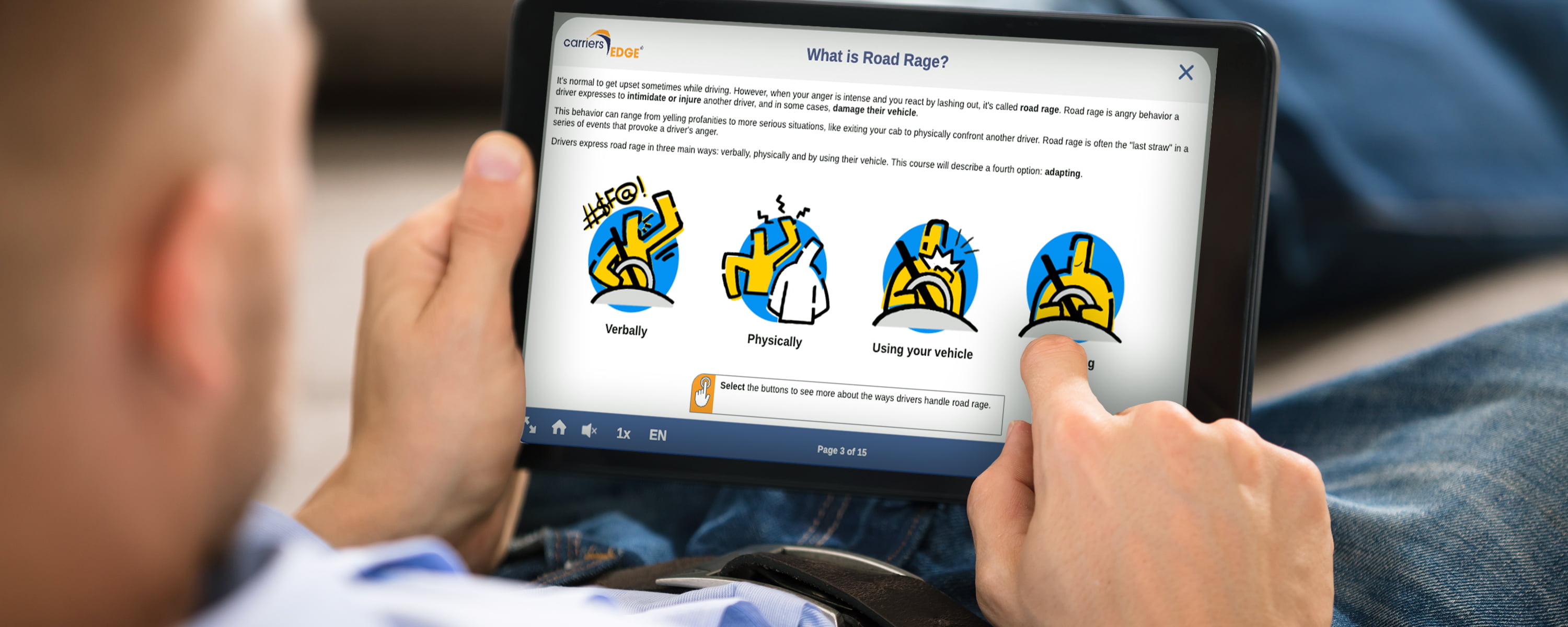 CarriersEdge Adds New Training Course on Road Rage for Truck Drivers ...