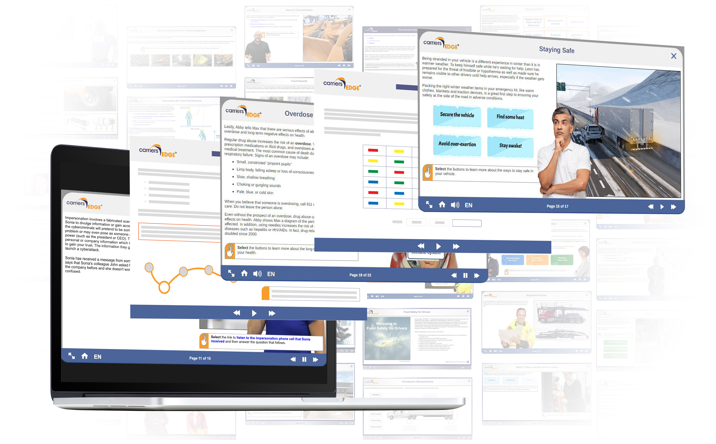 Online driver training: training content | CarriersEdge
