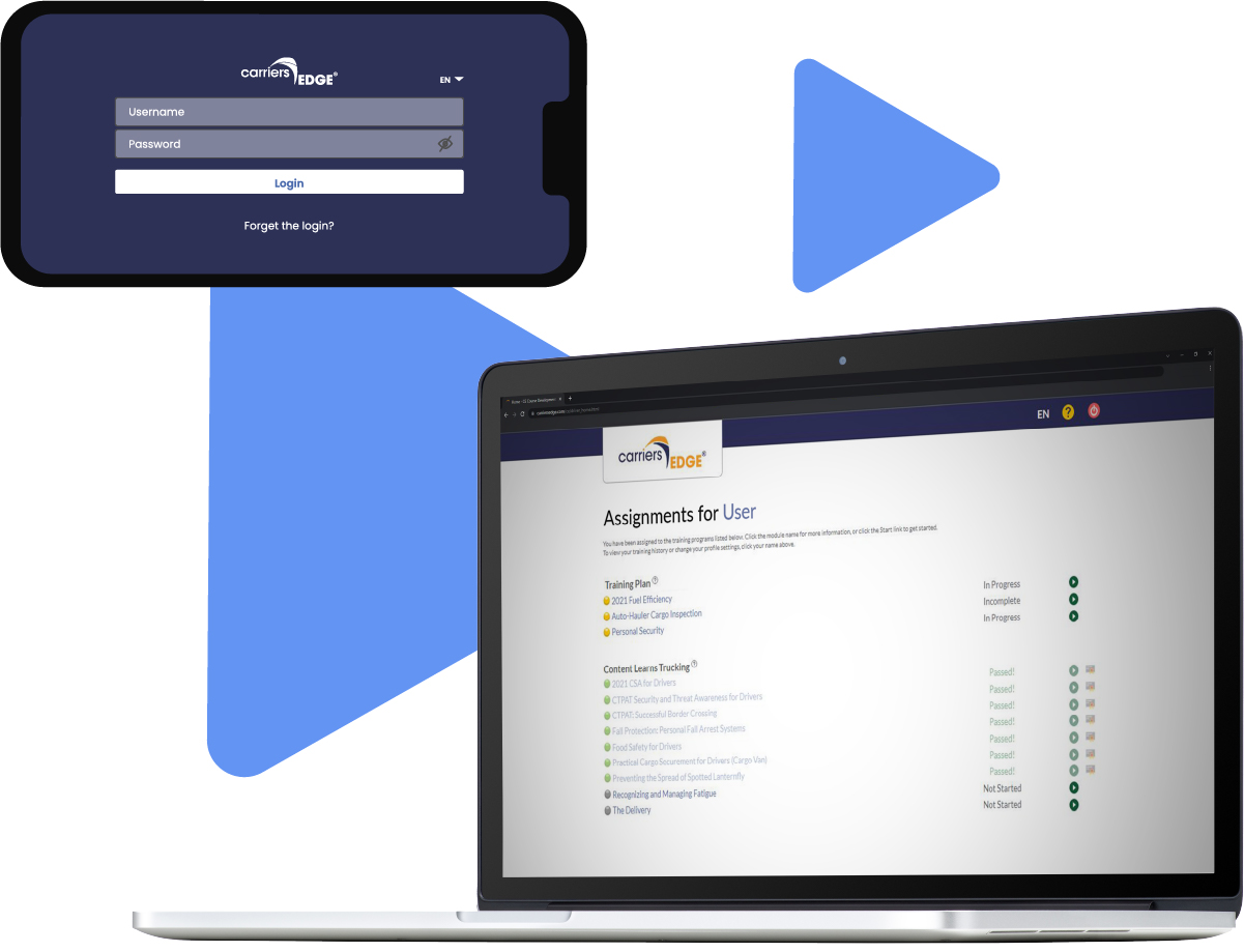 Online driver training: manage people | CarriersEdge